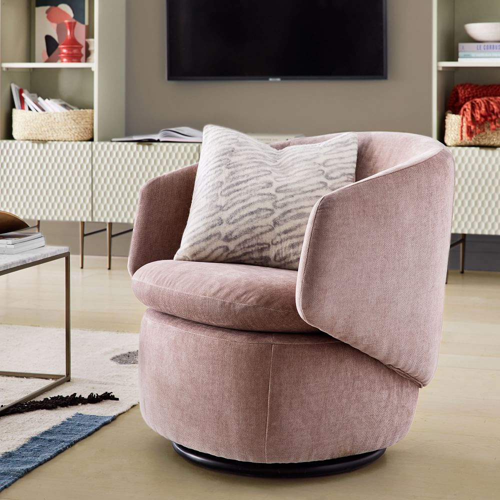 Crescent Swivel Chair | West Elm