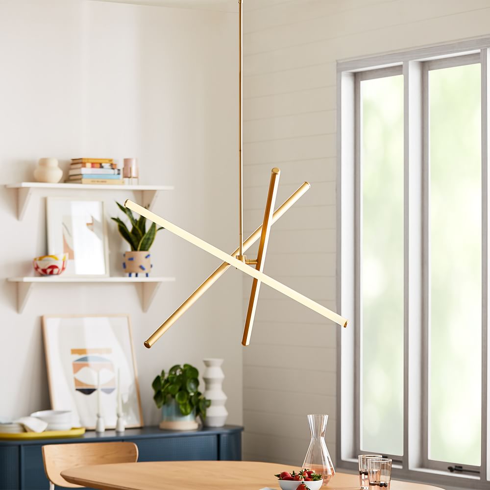 Light Rods LED Chandelier (38"–55") | West Elm