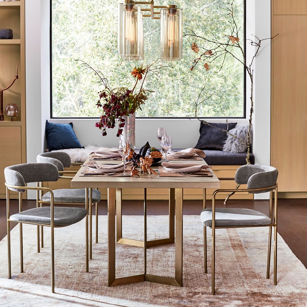 Tower Dining Table - Concrete | West Elm
