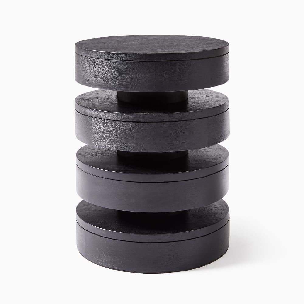 Floating Disks Side Table (13") | West Elm