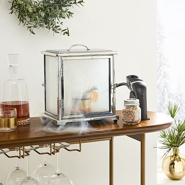 Crafthouse Glass Smoking Box w/ Smoker | West Elm