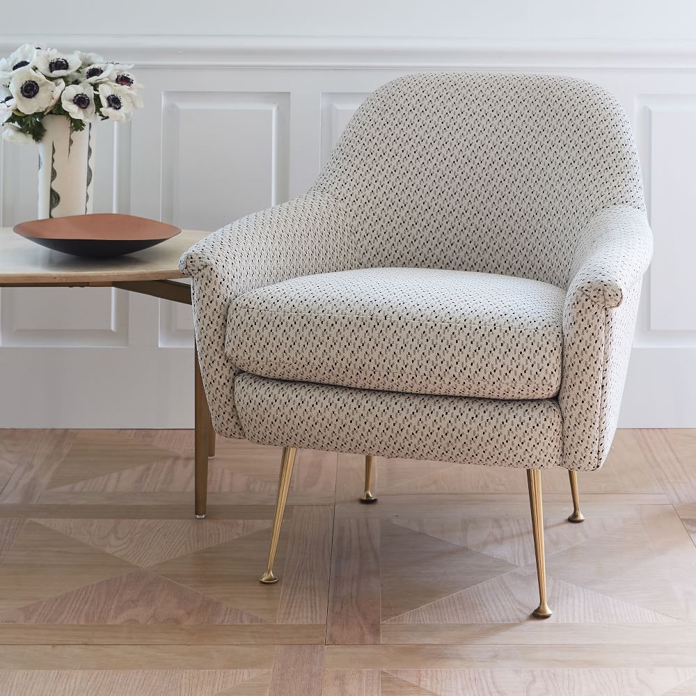 Phoebe Chair - Metal Legs | West Elm