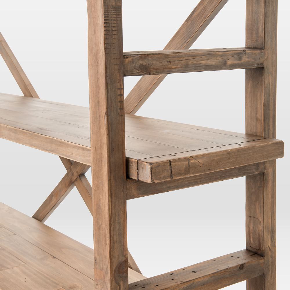 Reclaimed Pine Wood Bookshelf | West Elm