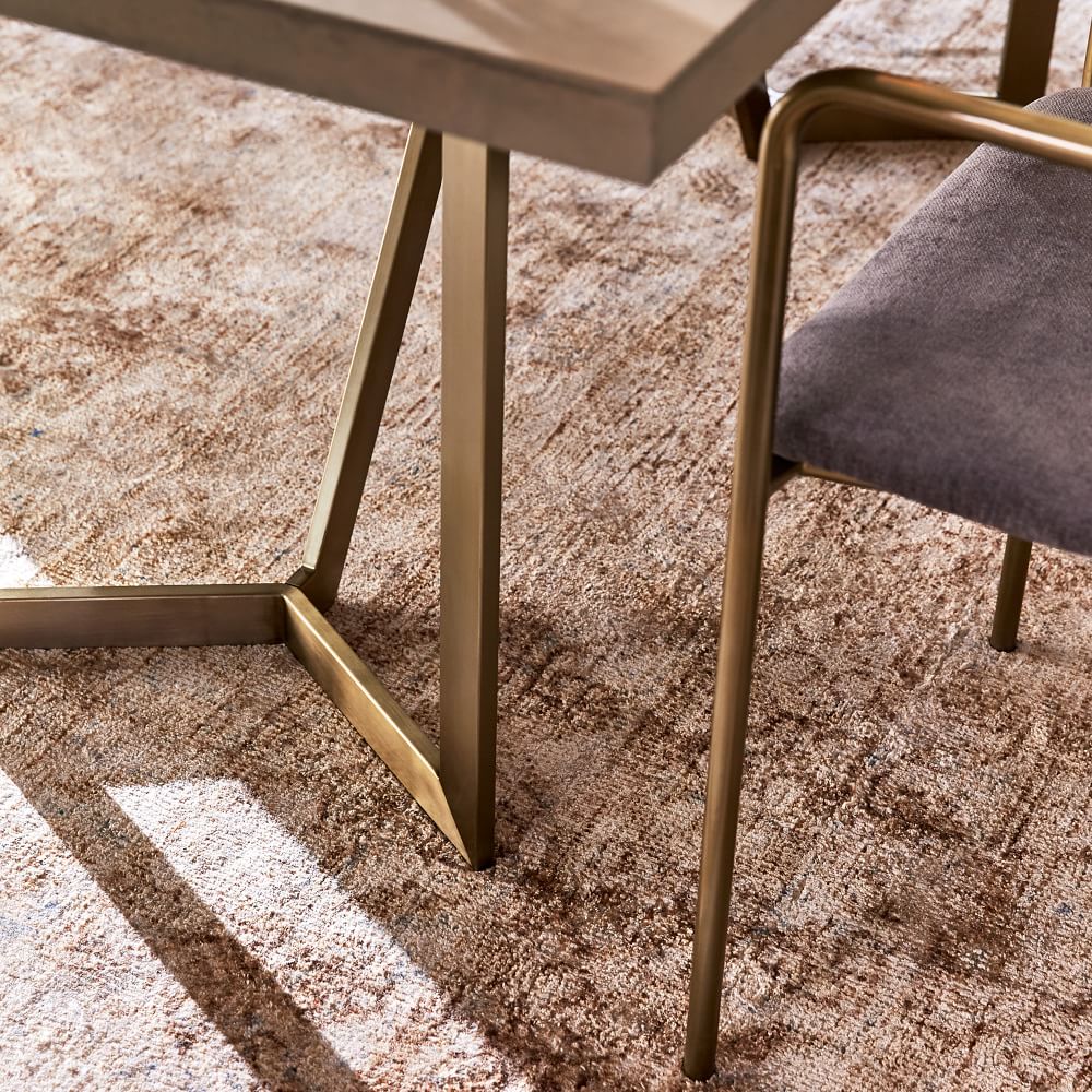 Tower Dining Table - Concrete | West Elm