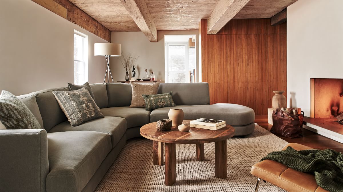 Textured Weave Wool & Jute Rug | West Elm