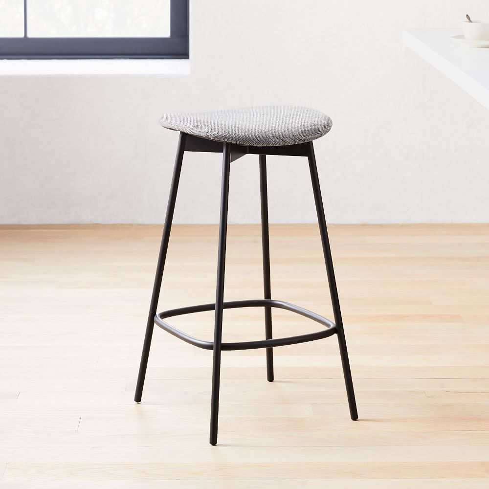 Modern Petal Backless Counter Stool | West Elm