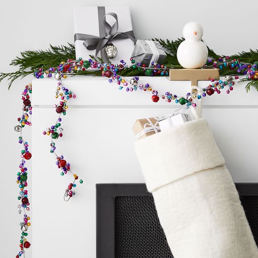 LED Metal Leaf Garland | West Elm