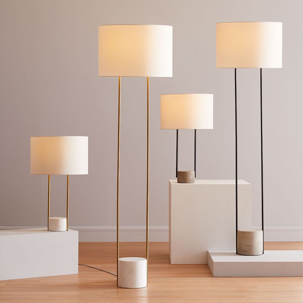 Industrial Outline Table Lamp (27") | West Elm