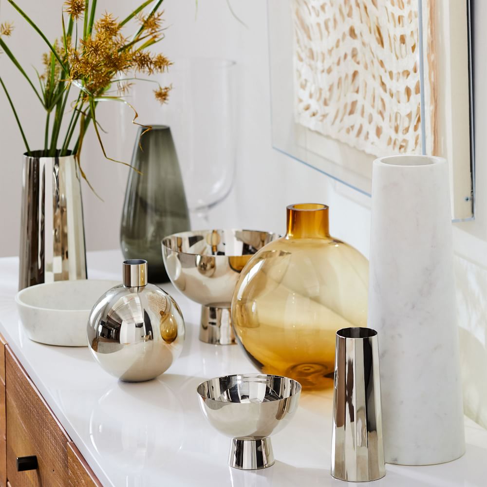 Foundations Mixed Material Vases | West Elm