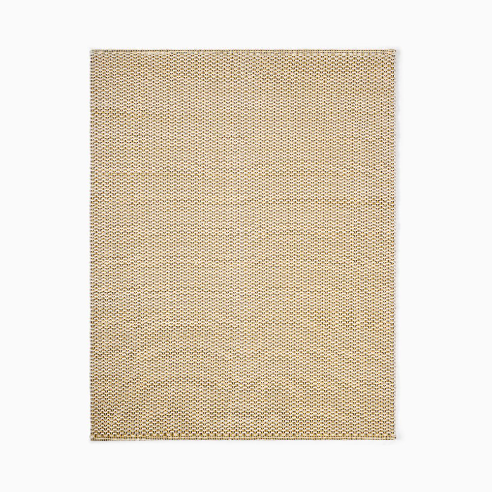 Indoor/Outdoor Basketweave Low Maintenance Rug | West Elm