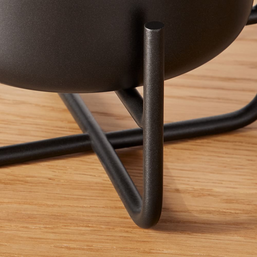 Spun Metal Tabletop Planters | West Elm