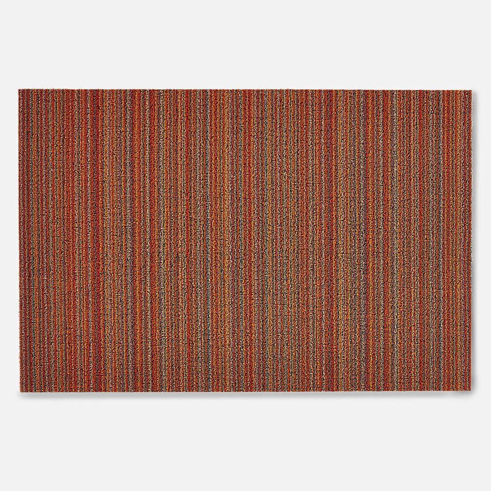 Chilewich Skinny Stripe Shag Mat | West Elm