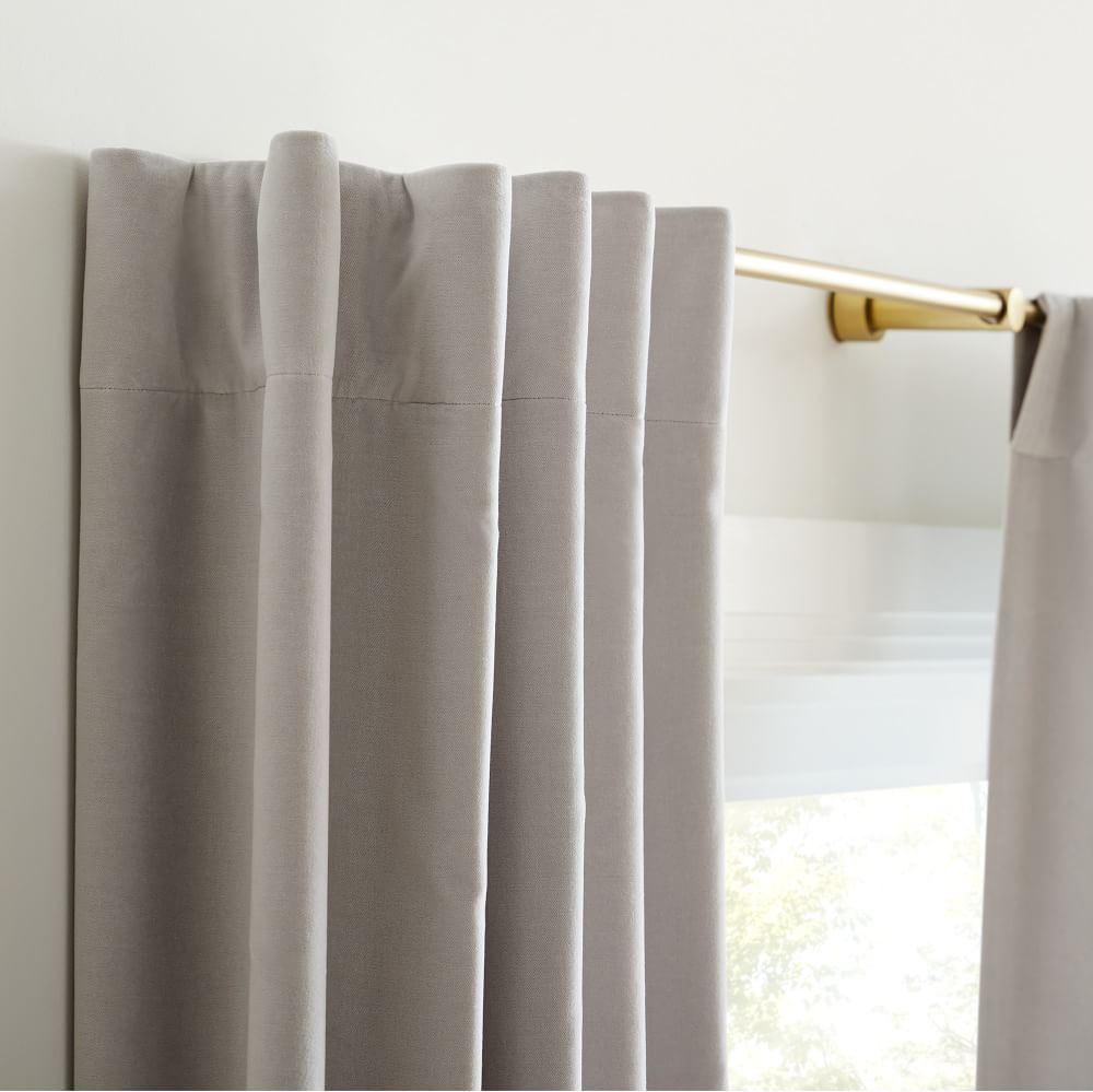 Swoop Blackout Metal Rod | West Elm