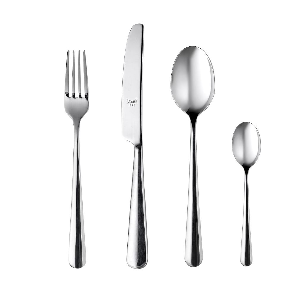 Restauranteur Pewter Stainless Steel Flatware Sets | West Elm
