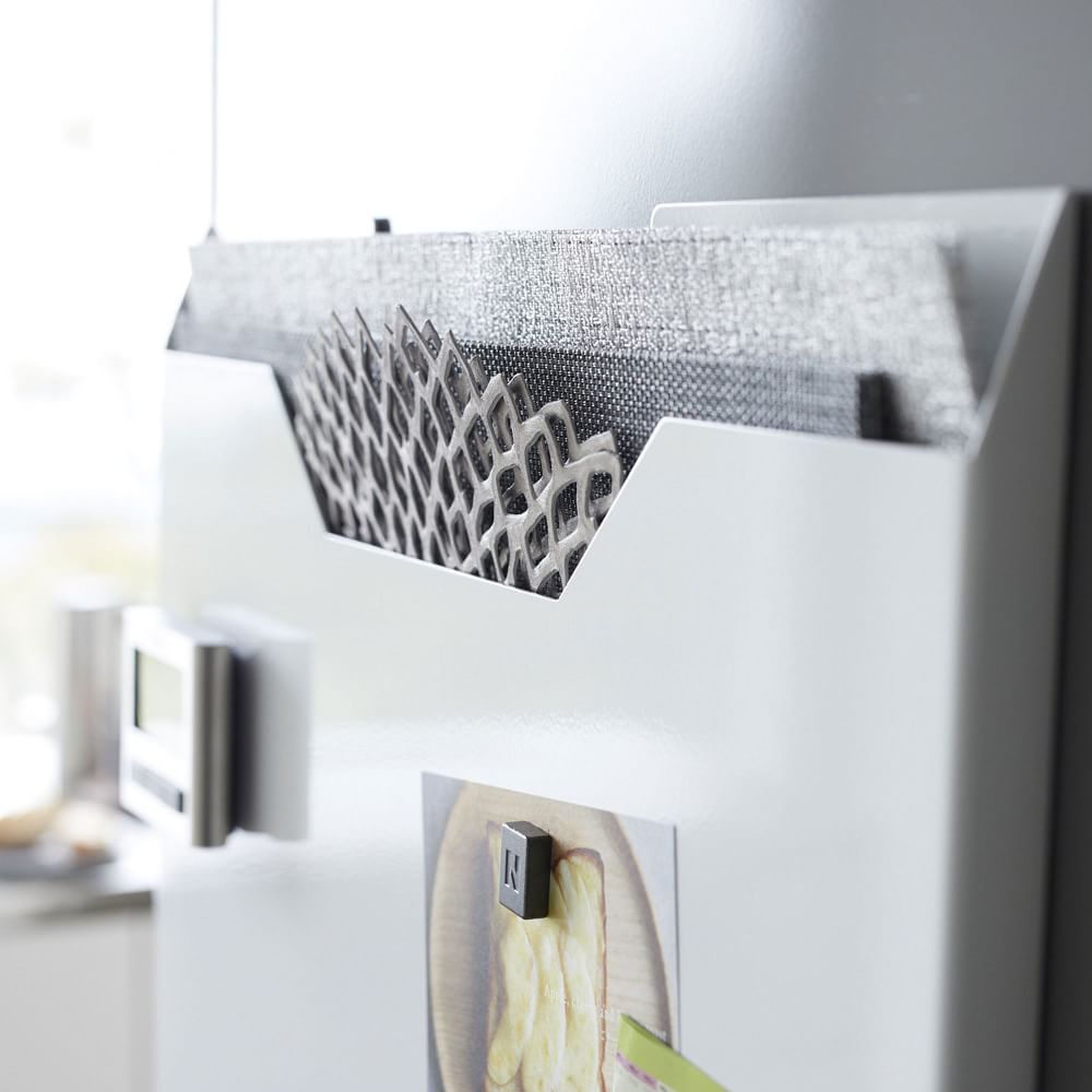 Yamazaki Tower Magnet Placemat Storage Holder | West Elm