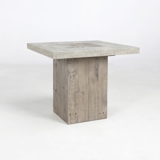 Two-Toned Reclaimed Wood Rectangle Dining Table (94") | West Elm