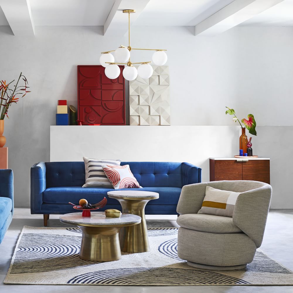 Crescent Swivel Chair | West Elm