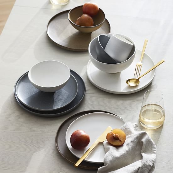Kanto Stoneware Dinner Plate Sets | West Elm
