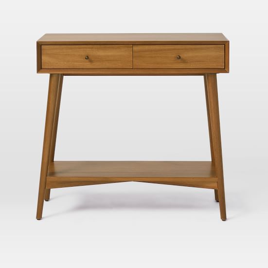 Mid-Century Mini Console - Acorn | West Elm