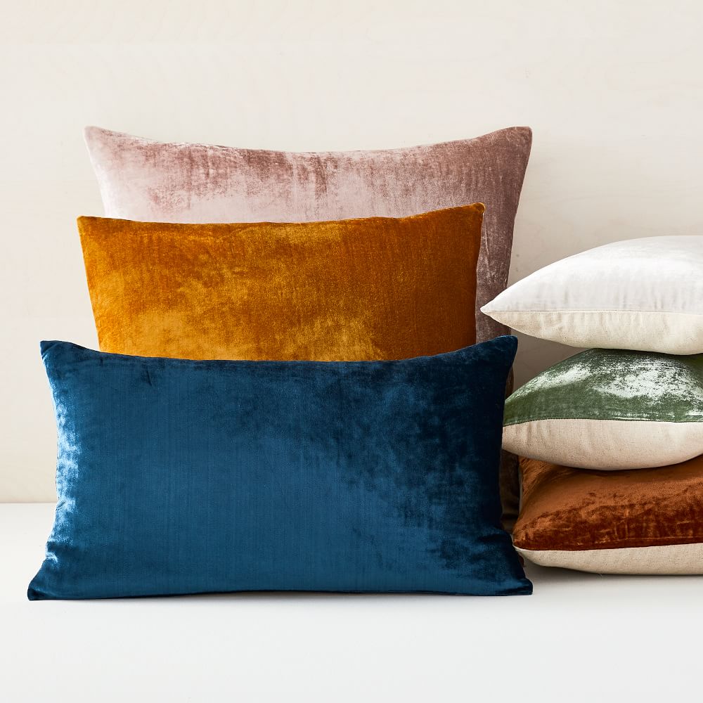 Lush Velvet Pillow Cover | West Elm