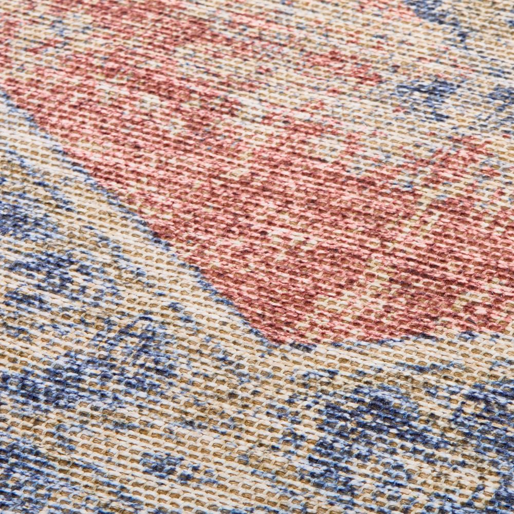 Crest Border Easy Care Rug | West Elm