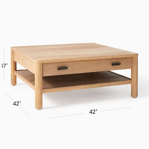 Hargrove Square Coffee Table (42") | West Elm