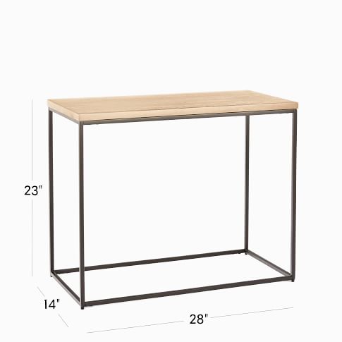 Streamline Side Table (28") - Wood | West Elm