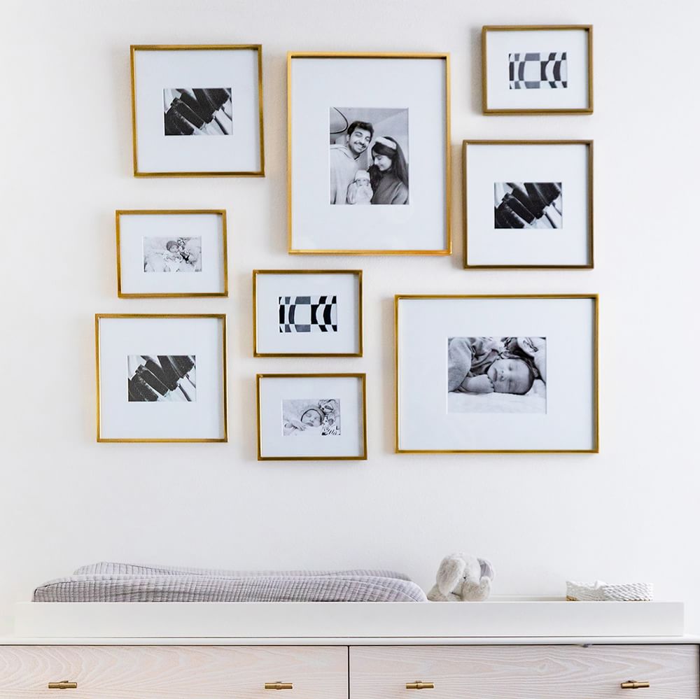 Multi-Mat Wood Gallery Frames - Walnut | West Elm