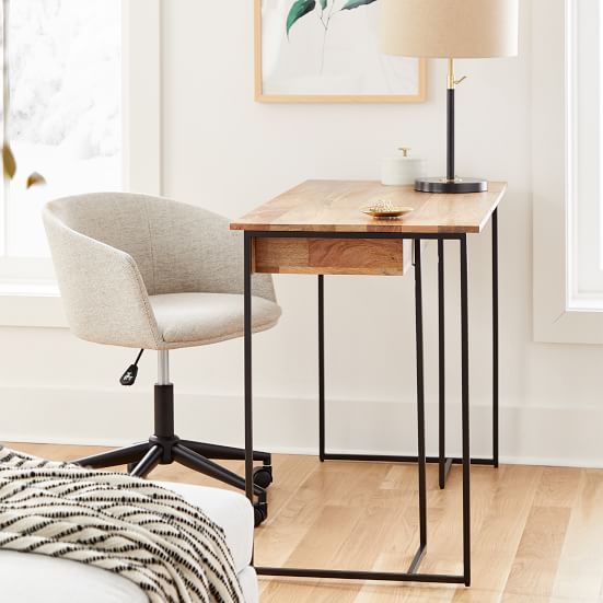 Industrial Storage Mini Desk (31") | West Elm
