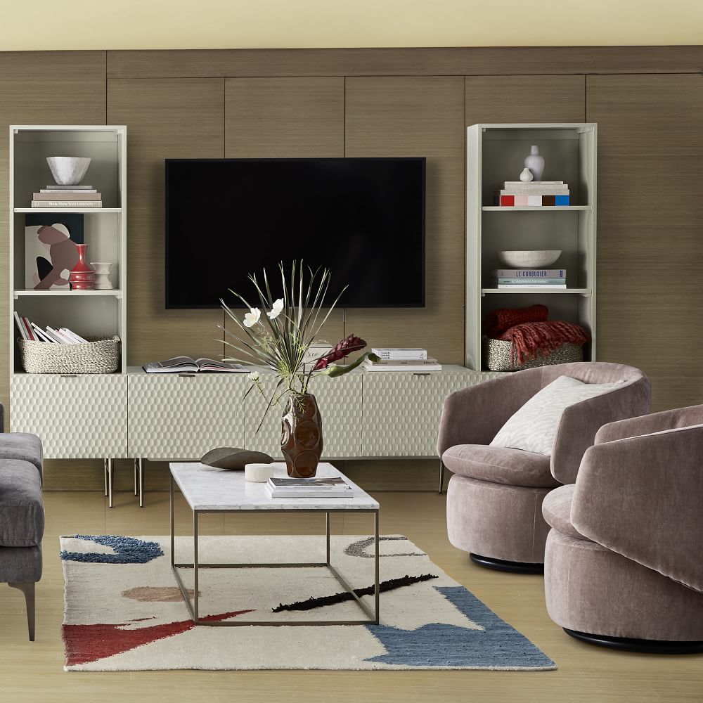 Crescent Swivel Chair | West Elm