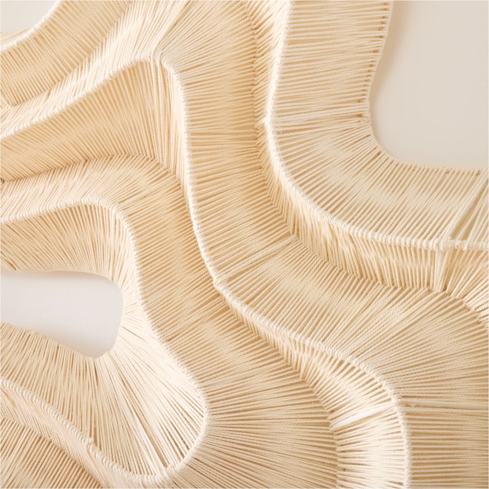 Geode Fibre Natural Dimensional Wall Art | West Elm