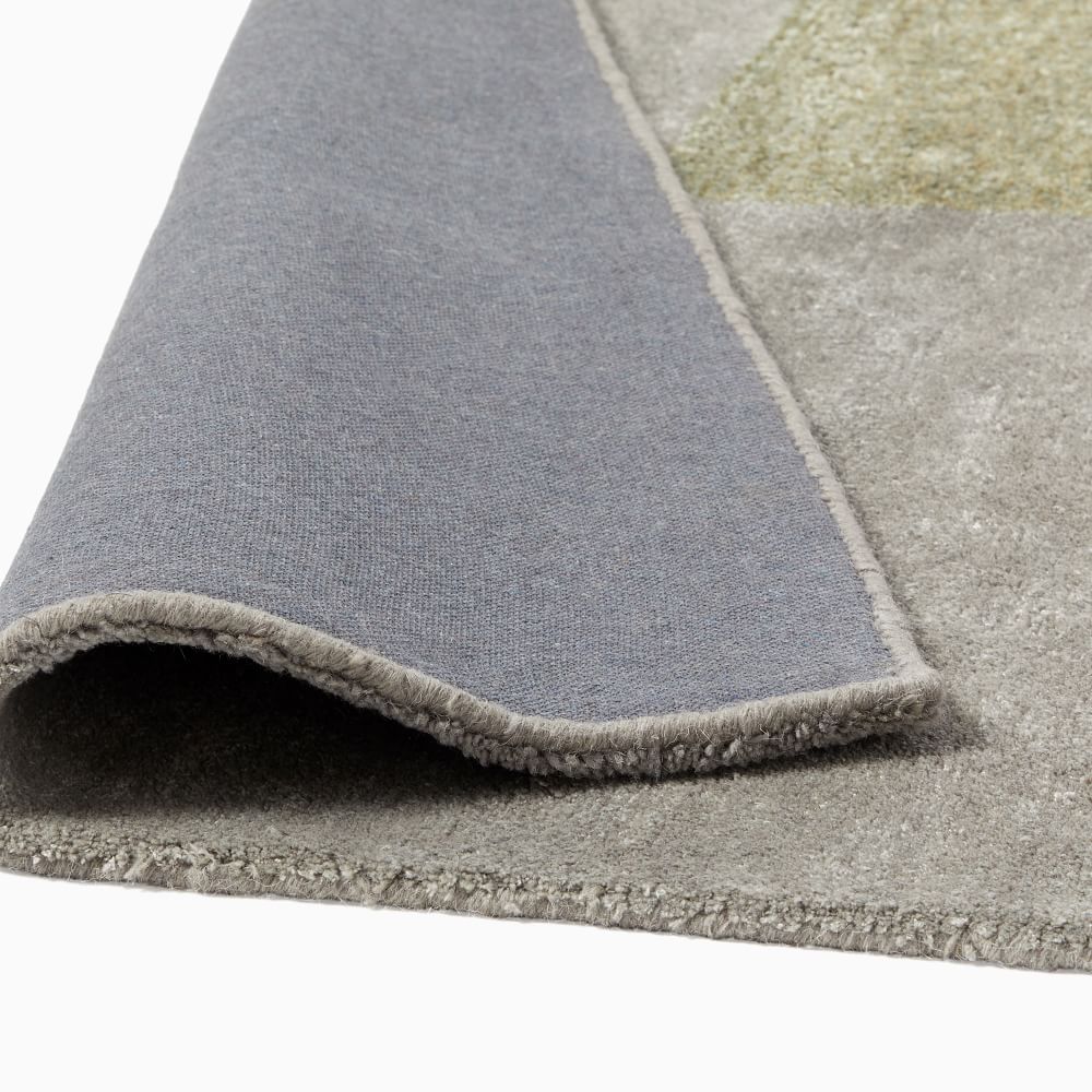 Colorblock Shine Rug | West Elm