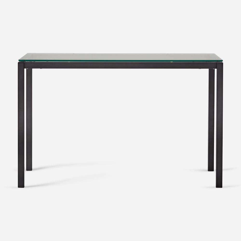 Frame Glass & Metal Desk | West Elm