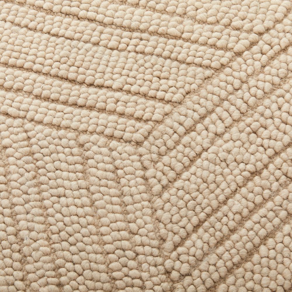 Textured Hexagon Rug | West Elm