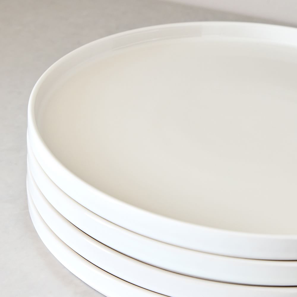 Straight-Sided Stoneware Dinner Plate Sets | West Elm
