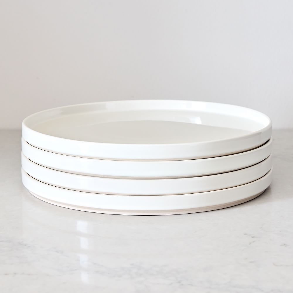 Straight-Sided Stoneware Dinner Plate Sets | West Elm