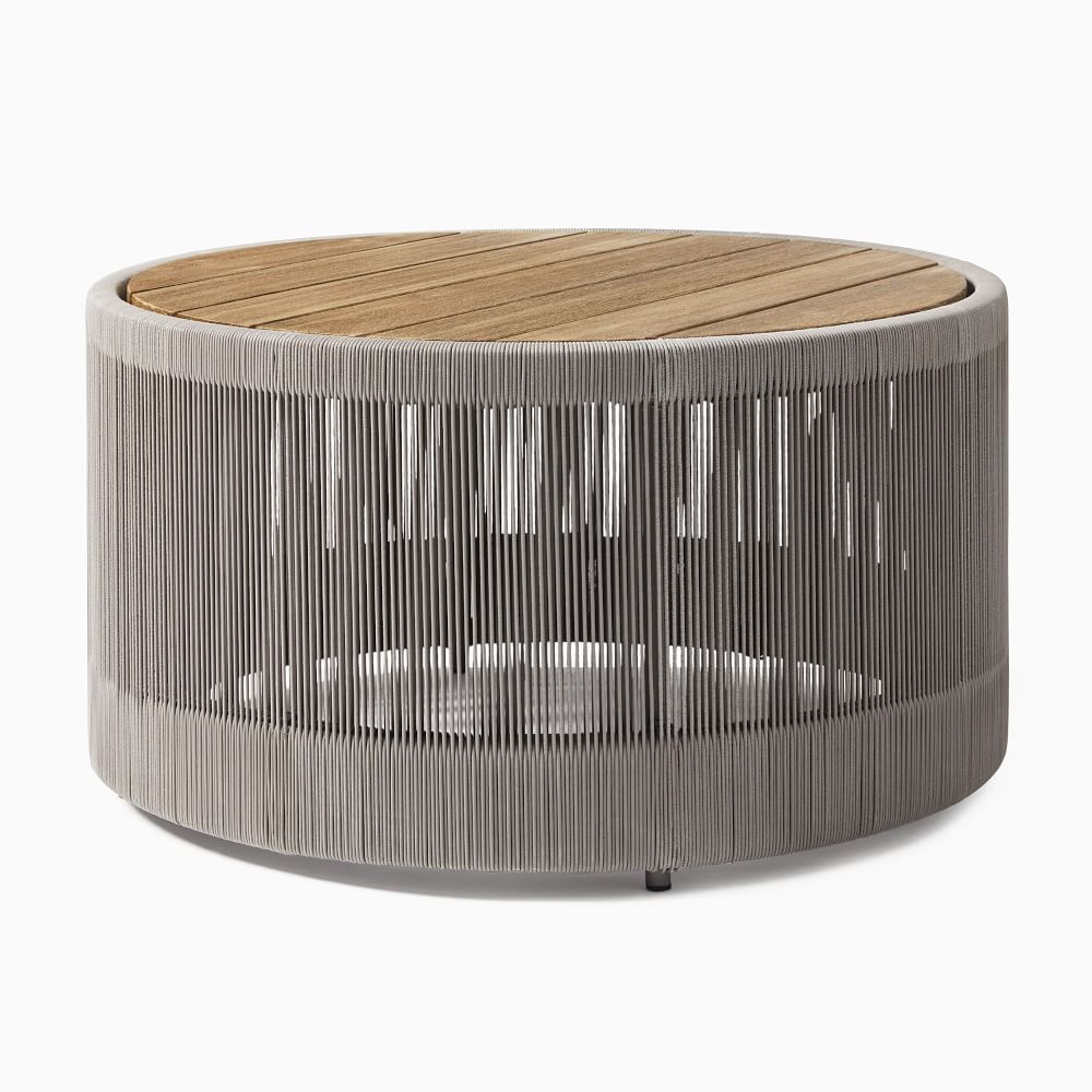 Porto Outdoor Round Coffee Table (32"–44") | West Elm