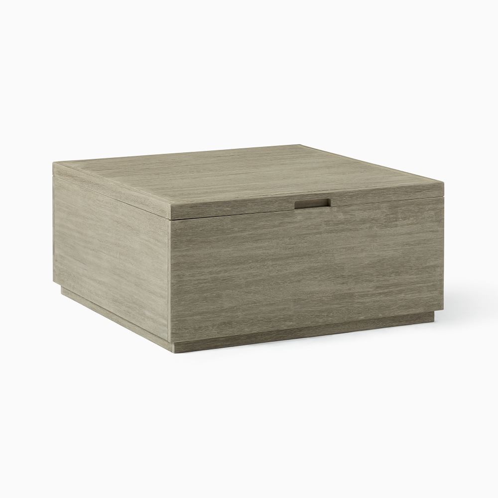 Volume Outdoor Square Storage Coffee Table (36") | West Elm