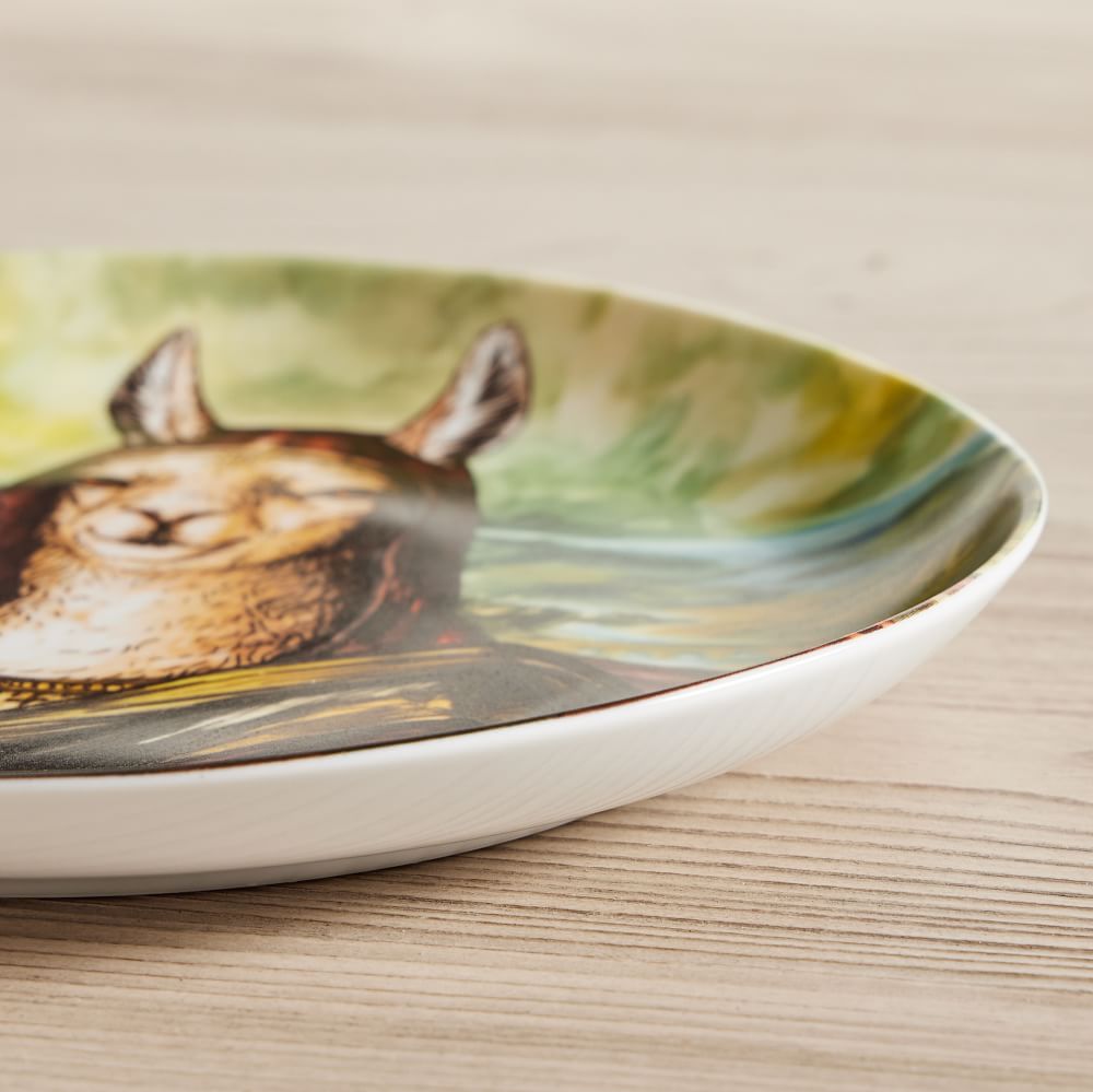 Dapper Animal Works of Art Salad Plate | West Elm