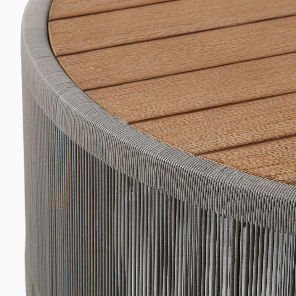 Porto Outdoor Round Coffee Table (32"–44") | West Elm