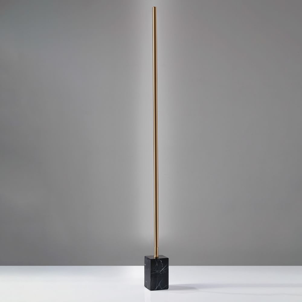 Modern LED Marble Floor Lamp | West Elm