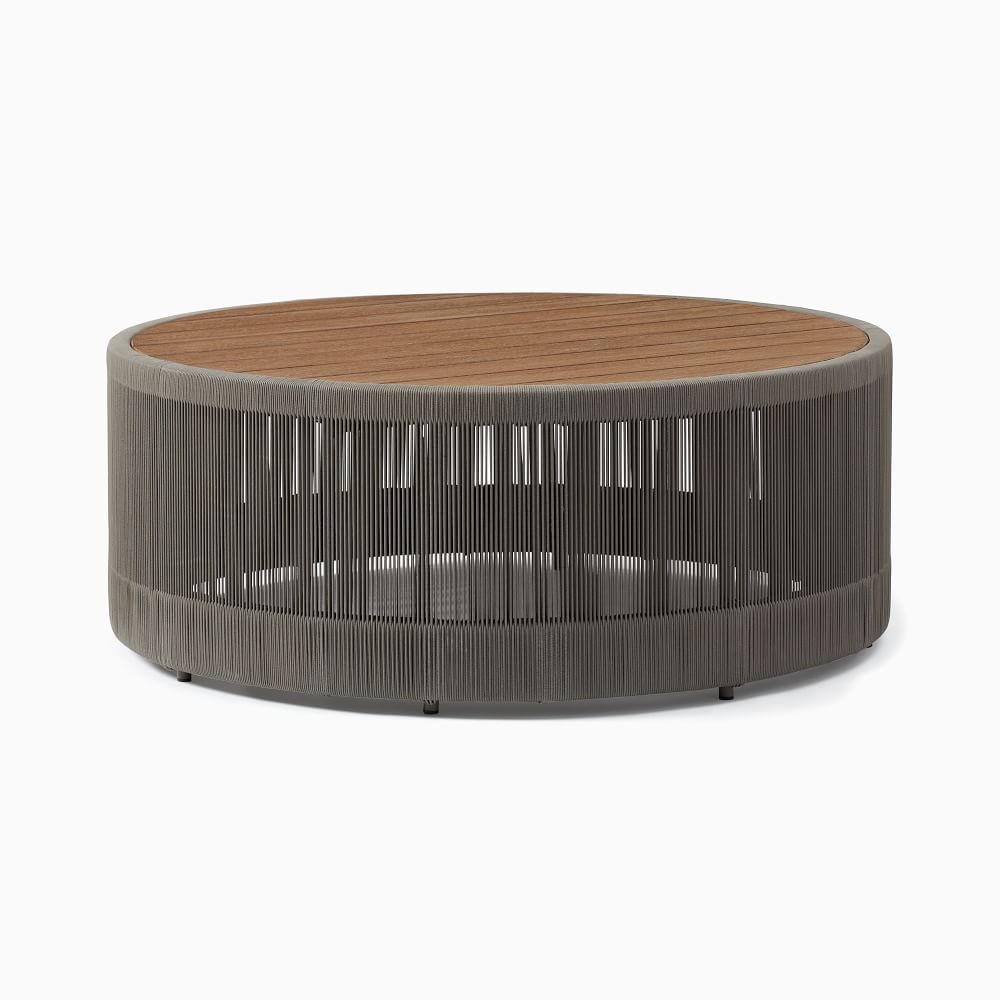 Porto Outdoor Round Coffee Table (32"–44") | West Elm