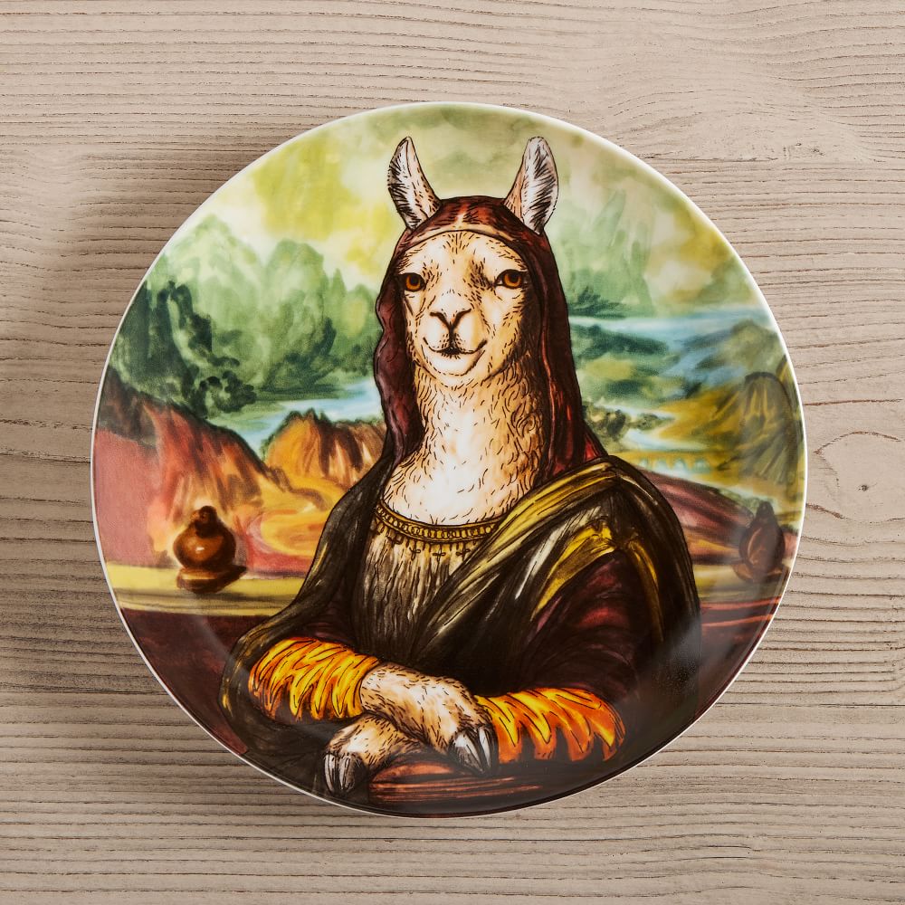 Dapper Animal Works of Art Salad Plate | West Elm