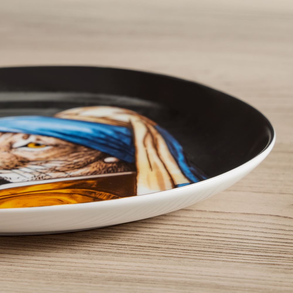Dapper Animal Works of Art Salad Plate | West Elm
