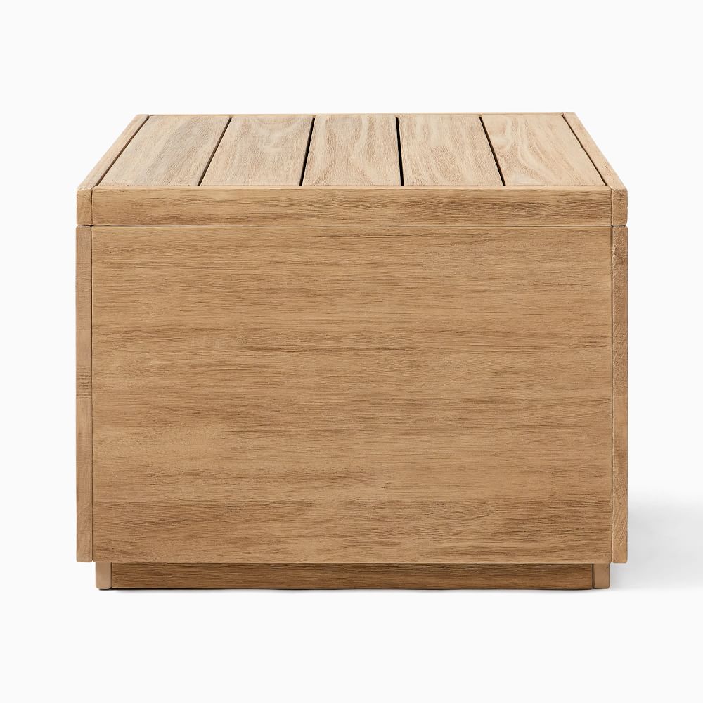 Volume Outdoor Square Storage Side Table (26") | West Elm