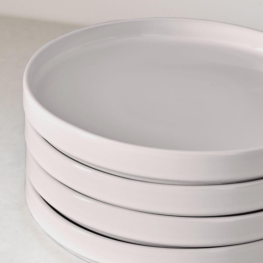Straight-Sided Stoneware Salad Plate Sets | West Elm