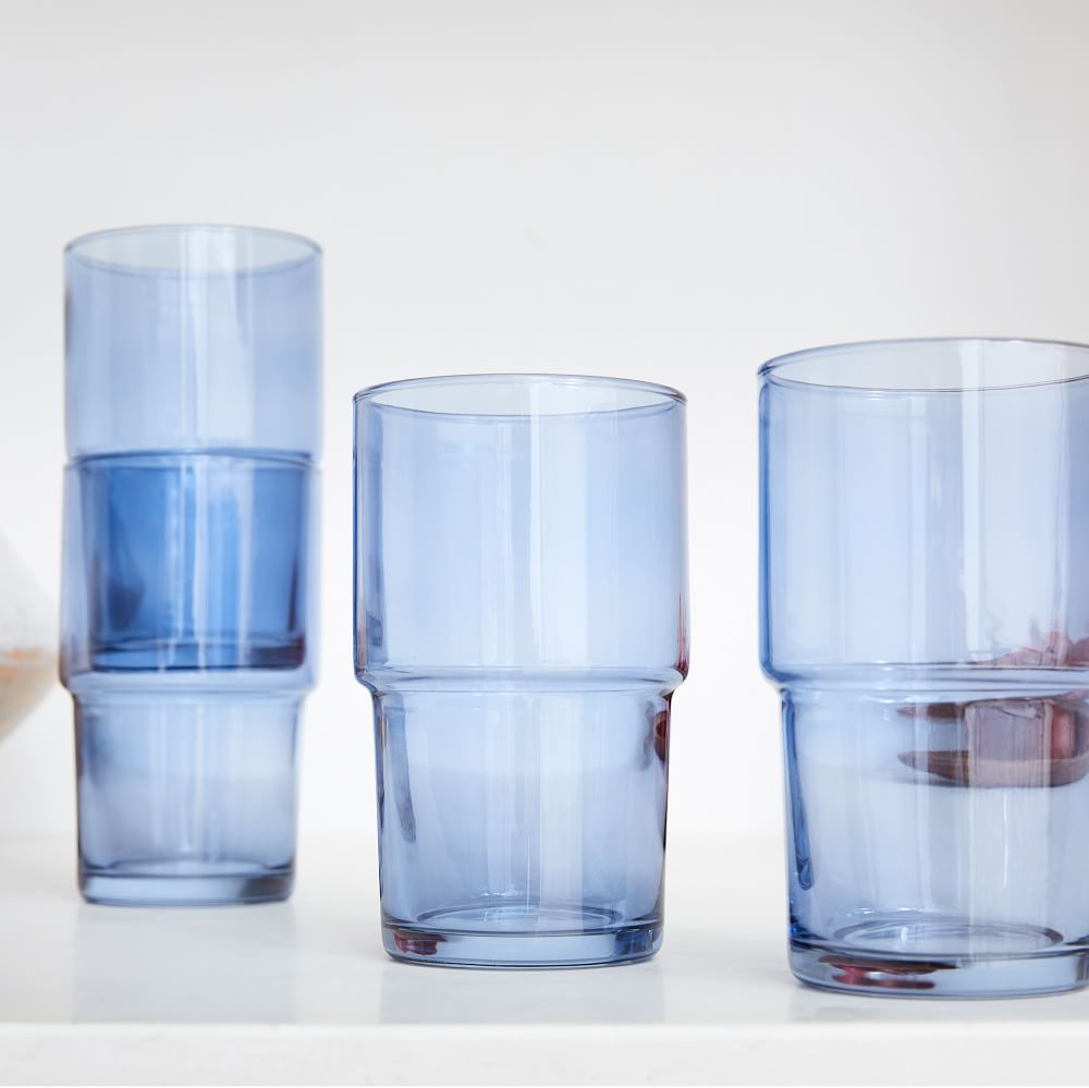 Essential Stacking Drinking Glasses | West Elm