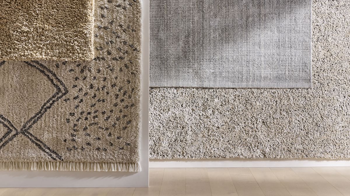 Soft Speckle Low-Shed Shag Rug | West Elm