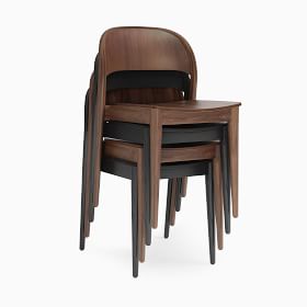 Hunter Shaped Wood Stacking Chair | West Elm