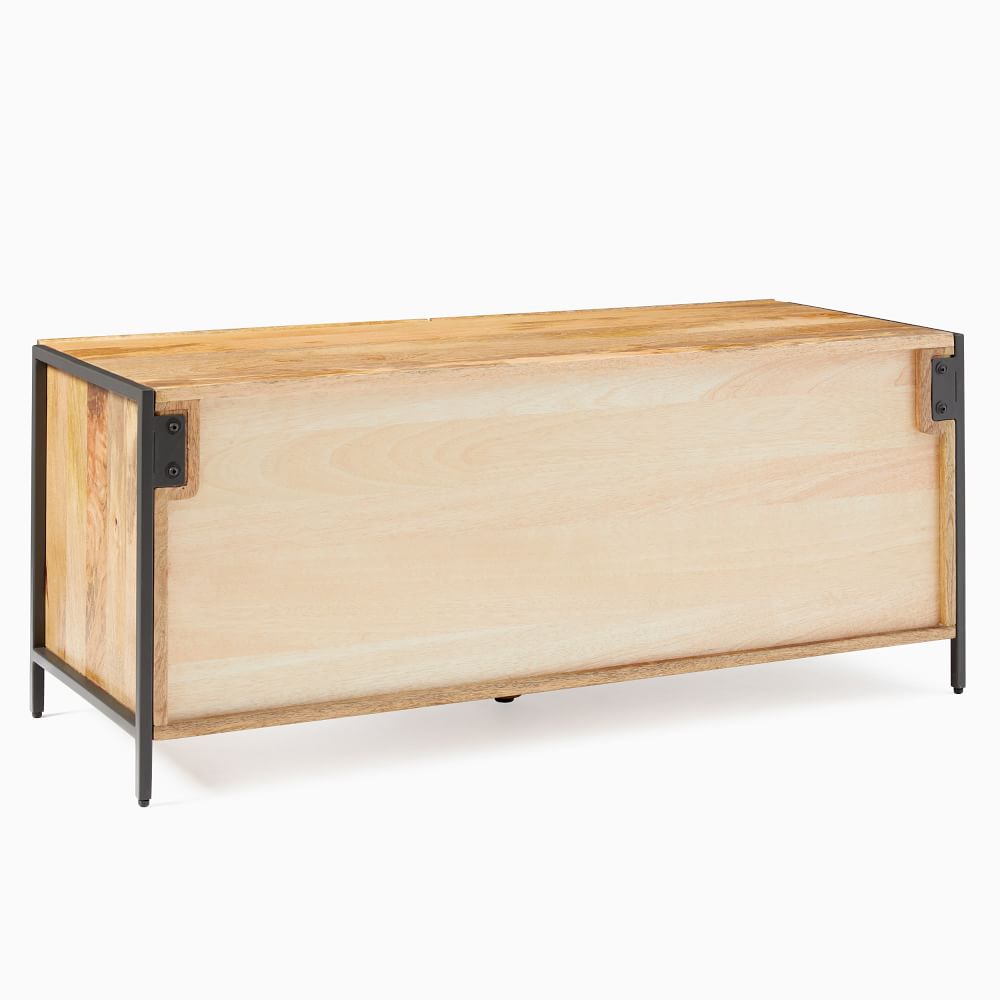 Industrial Storage Entryway Bench | West Elm